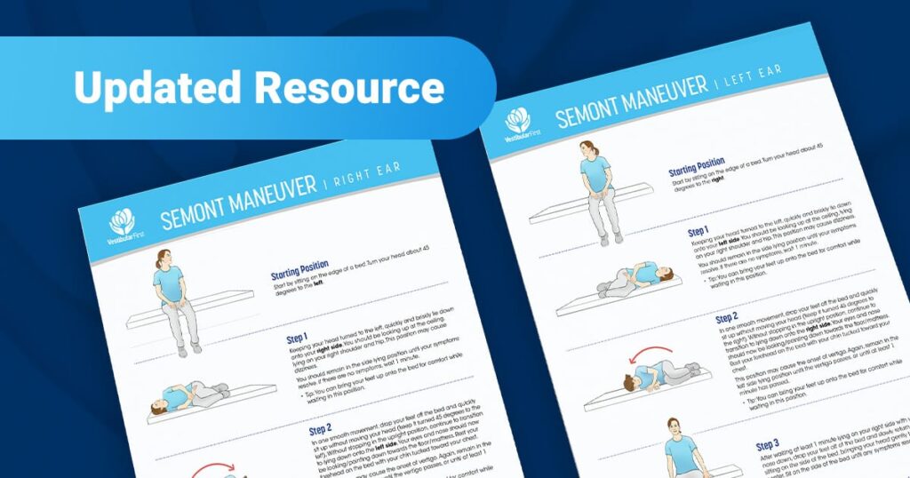 Semont Maneuver Handout for Patients | Vestibular First